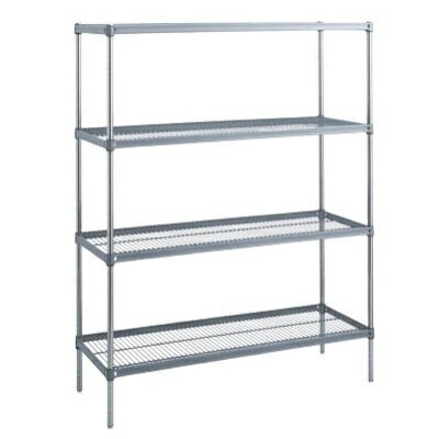 商品名：スチールキャニオンシェルフPEC PEC610シリーズ セット P1590 4段 1520寸法：幅1520×高さ1590×奥行610(mm)棚寸法：610×1520(mm)ポール寸法：直径25×1590(mm)段数：4段型式：PEC...