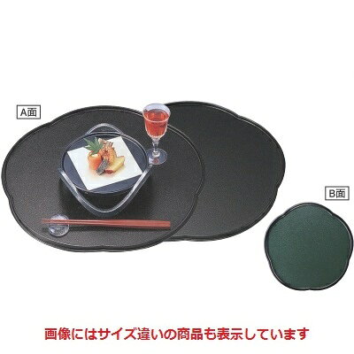 商品情報商品名：梅型会席盆黒石目/グリーン石目尺4寸　A面NS加工　B面ハ-ド塗寸法：幅420×奥行412×高さ17メーカー：若泉漆器お届け数（合計）：1材質・素材：ABS樹脂・熱可塑性樹脂商品コード：fp1-b-8-11[特記事項]原産国...