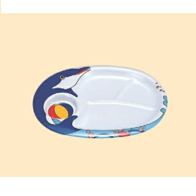 商品情報商品名：耐熱お子様ランチ皿イルカ寸法：幅237×奥行313×高さ25メーカー：若泉漆器お届け数（合計）：1材質・素材：熱硬化性樹脂・メラミン樹脂又はユリア樹脂商品コード：fp1-1-446-10[特記事項]比重が高く重量感があります...