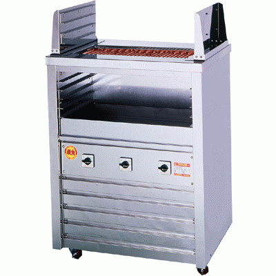 　■ 商品概要 ■商品名二刀流 床置式型番3H-210メーカーヒゴグリラー外形寸法W720×D550×H1000(mm)　■ 商品について ■■スイッチONからわずか90秒で850℃■直火焼きの理想の熱源と言われる備長炭。その完全燃焼時の温...