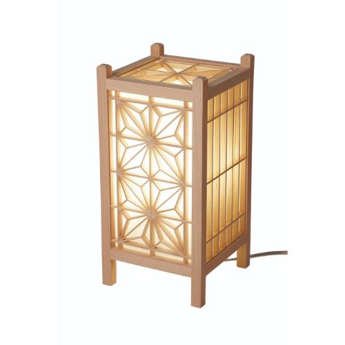 ■商品説明■商品名：組子 格子 合わせ行灯 ウォルナット 小メーカー品番：6-086-04お届け数：1JANコード：4988484509898サイズ：約 幅15.3×奥行15.3×高さ31cm特記事項：電球LED 3色変換機能付き【配送料に...
