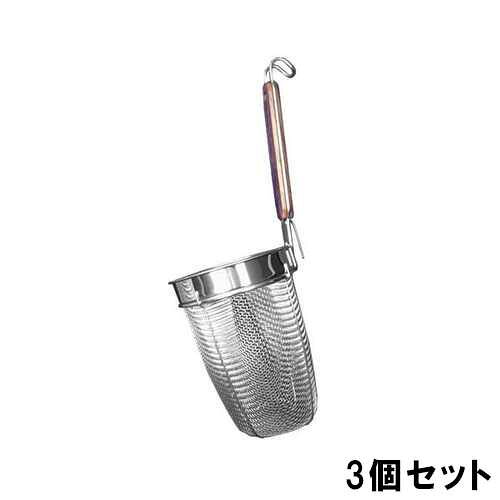 商品情報商品名：TBうどん揚げローズ柄 丸底深型メーカー：テンポスオリジナル型式：TUAF-138240寸法：φ140×185(mm)柄長：18cm材質・素材：ステンレススチール、柄/天然目生産国：日本お届け数：3商品コード：md1-458...