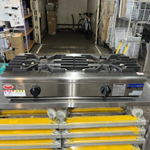 ■ 商品概要 ■商品名：ガスコンロ 2口外形寸法：W900×D450×H200(mm)メーカー：マルゼン型式：RGC-094C年式：2016年製ガス種：LPG(プロパンガス)※ガス機器の接続は最寄りの専門業者へご依頼下さい。ガス消費量：24...