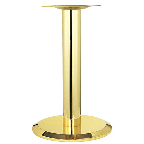 商品名：スチールベーステーブル脚メーカー：ハヤシベースサイズ：A450φ×高さ700mmまで指定可品番：RS-6D塗装カラー：22（ゴールドカラークリアー）ポール：101φ受座：U-TP240適合サイズ：（角天板）600角（円天板）650φ...