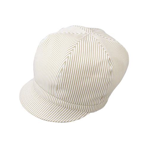 商品情報キャップベージュメーカー：サーヴォお届け数：1品番：EA-5331カラー：ベージュ素材名：ヒッコリー ポリエステル 100％特記事項ヒッコリー柄のキャップ。エプロンとのコーディネートにどうぞ。配送料について【ご注意】画面上の色はブラ...