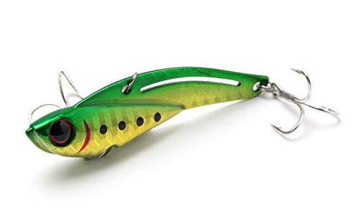 主な対応魚種:シーバス タイプ:シンキング 重量:20g / サイズ:63mm カラー:ゴールドグリーン フックサイズ:#10