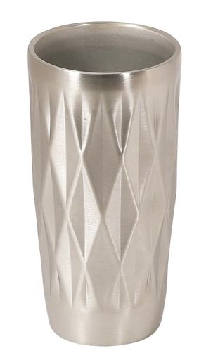 製品サイズ:(約)外径7.5x高さ14.5cm、満水容量/350ml 製品重量:(約)0.16kg 材料の種類:ステンレス鋼 生産国:中国