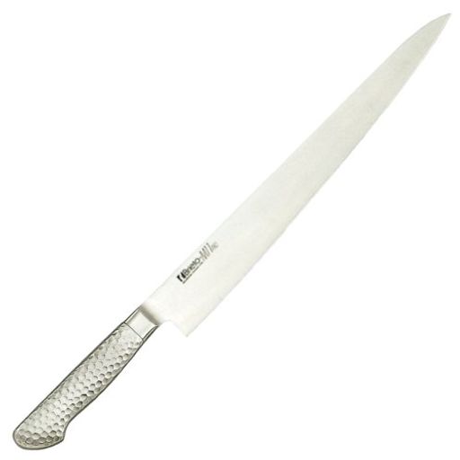 サイズ:全長:433、刃渡り:300mm 本体重量:220g 刀身:モリブデン・バナジウム鋼、ハンドル:18-38ステンレス鋼 原産国:日本