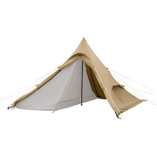 組立サイズ:(約)W300xD300xH210cm 収納サイズ:(約)W60xD22xH22cm 重量(付属品含む):(約)6.1kg 収容可能人数:大人4名 材質:フライシート:150Dポリエステル(PUコーティング)、ポール:スチール ...