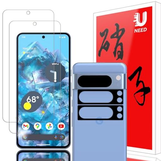⭕【対応機種GooglePixel8Pro】用の液晶画面保護ガラスフィルム ⭕【貼り易い】気泡が入りにくい、貼り付けを感じさせない、位置を合わせて簡単に貼り付けます。「指紋防止」液晶画面に油、ホコリ、キズ、摩損等の悩みを一気に解決できます。...