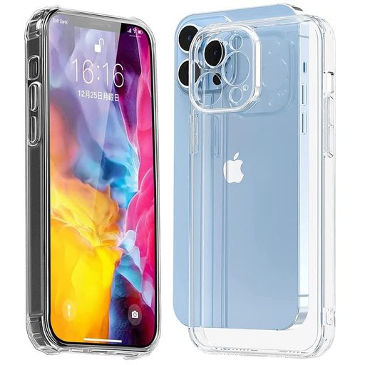 【360°フルガード軍用グレード、高い耐衝撃性】本製品はiPhone13Pro6.1インチに対応する透明ケースです。外側のシェルは高い耐黄い耐性を備えた最先端技術ADMを採用しております。しかも環境にやさしく、無毒で無味の高品質の素材を使用...