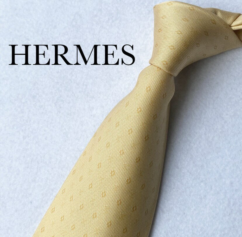 商品情報ブランドエルメスHERMESカラー/柄イエローフラワーパターン花柄素材/材質シルク100%SILK100%サイズ/寸法全長　147cm大剣幅　9cm 小剣幅　4.5cm注意モニター発色の具合により色合いが異なる場合がございます。商品...