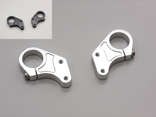 ●ジュラルミン削り出し　φ33mm汎用ブラケット ハンドルホルダーHB0651、HB0614、HB0615が取付可能 トップブリッジの交換なしにバーハンドル仕様へ ※この商品はお取り寄せとなります。商品出荷の目安はご注文日より3〜7営業日後...