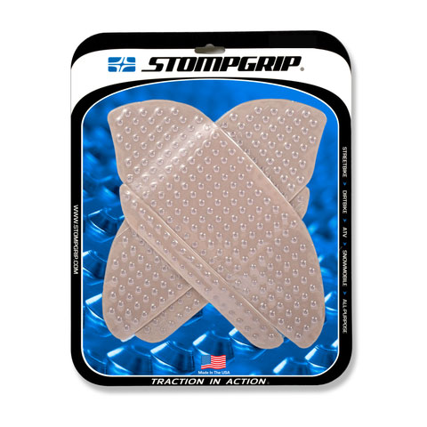 アメリカ カリフォルニア生まれの優れパーツ！遂に国内上陸！ バイク用タンクの滑り防止パッド STOMPGRIP トラクションパッドキット [ホンダ CBR600RR 07-12モデル用 こんな経験はありませんか？ オートバイでのライディング...