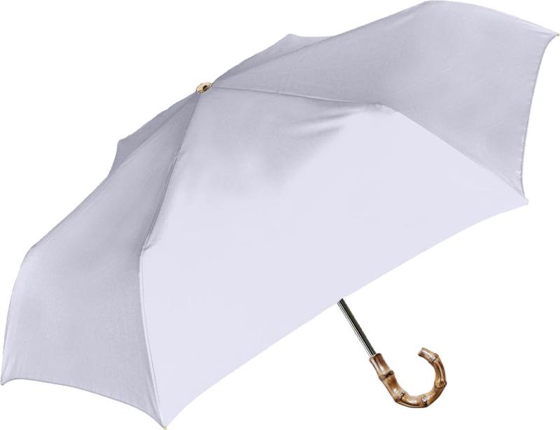 中谷 Natural Basic 晴雨兼用折傘 UVバンブー 手開き 親骨サイズ：55cm ブラックコーティング加工 耐風仕様