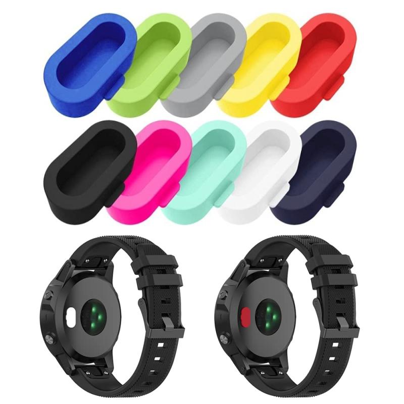 サムコス 防塵プラグ 10枚セット ガーミン GARMIN用 チャージャーポート 防塵 カバー 保護 キャップ シリコン製 Garmin Swim 2/vivomove 3/GarminActive/fenix 6/forerunner94...
