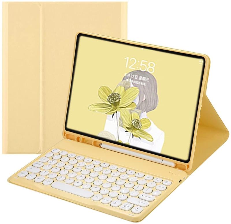 QIYIBOCASE For iPad Mini 7 2024 キーボードケース，For iPad Mini 6 2021 キーボードケース，分離式ワイヤレス Bluetoothキーボード，女性人気2024秋発売Mini 7/6世代8.3イ...