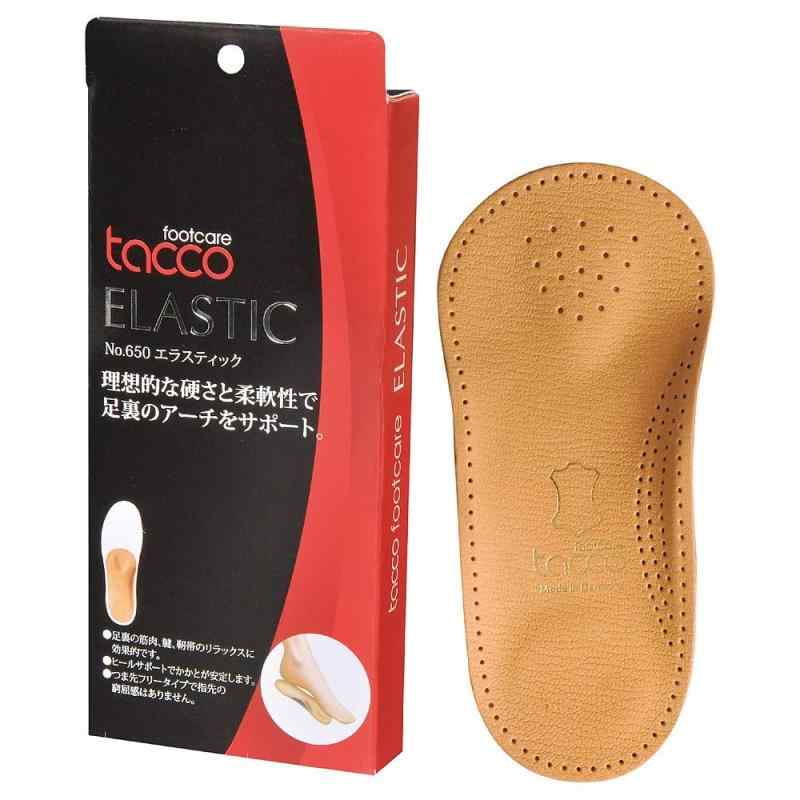 [タコ] インソール,アーチサポート TC650ML メンズ ベージュ縦と横、全てのアーチをサポートする3/4インソールつま先フリーで足指の窮屈感が無く、ほとんどの靴に対応足裏のアーチにフィットするフットベット形状の成型品に手触りの良いシー...