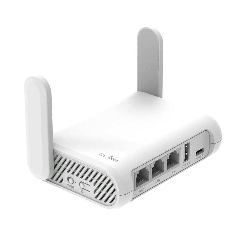 GL.iNet GL-SFT1200 (Opal) トラベル VPN ルーター ワイヤレス セキュリティ ギガビット 無線LAN AC1200 300Mbps (2.4GHz) + 867Mbps (5GHz) Wi-Fi Gigaポート ...