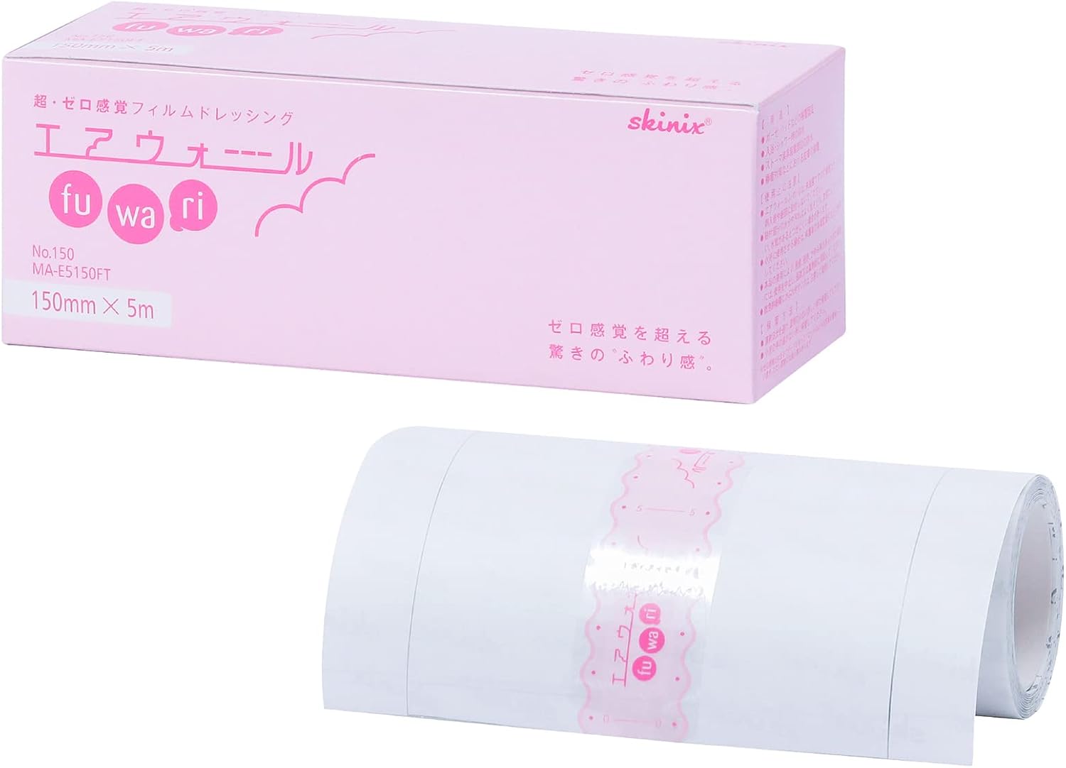 商品名 skinix エアウォール 超・ゼロ感覚フィルムドレッシング 150mm×5m MA-E5150FT JANコード 4971620860649 型番 MA-E5150FT 規格 150mm×5m メーカー 共和 商品説明 肌にやさし...