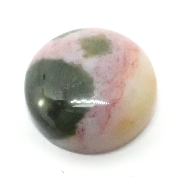 オーシャンジャスパー(Ocean jasper) ラウンドカボション 海が作り出した模様が魅力の、オーシャンジャスパー(Ocean jasper) のルースです。 即納品で、在庫限りです。 すべて1点物ですので、気になる方はお早めにどうぞ。...
