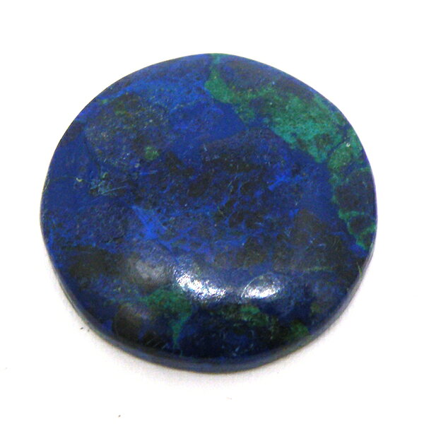 アズライト（Azurite） オーバルカボション グリーン系とブルー系の地球色が魅力の、アズライト（Azurite） のルースです。 1点物ですので、気になる方はお早めにどうぞ。 商品番号：st-st-823 素材：アズライト（Azurit...