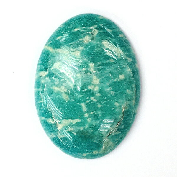 《こちらは加工工場から取り寄せとなります。お届けまでに2〜4週間程度要します。》 他サイトでも販売しております。時間差にて売り切れの場合はご容赦くださいませ。 アマゾナイト(Amazonite) オーバルカボション 特徴的な模様のグリーンが...