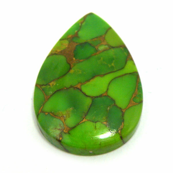 モハベ グリーン(Mojave green) カボション モハベ グリーン コパ は、独特の模様と色合いが個性的な石です。 特殊にコッパー(銅)とグリーン石を組み合わしたおもしろいモザイク石です。 在庫限り。1点物ですので、気になる方はお早...