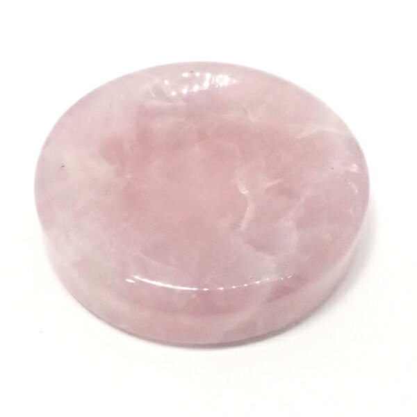 ローズクォーツ(Rose quartz)　丸ラウンド型　(穴無し)です。 石は天然ですから同じものはありません。石との出会いを大切に。 1点ものですのでお早めにどうぞ。 商品番号：gs-sp-9718 素材：ローズクォーツ(Rose qua...