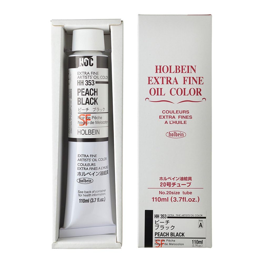サイズ：110ml◆商品名：ホルベイン 油絵具 HH353 110ml ピーチブラック 10353対象性別 :男女共用ホルベイン油絵具は現在世界で一番厳格な米国ASTMの基準に準じて紫外線曝露テストを行い、チューブに耐光性を4段階で表示して...