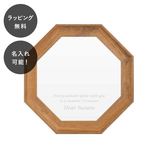 サイズ約 W240 x H240 x D32 mm重量約 440 g材質ミラー, PS 樹脂, MDFボックス約 255 x 255 x 42 mm製造国日本製おすすめポイント名入れ ノベルティ 販促品 記念品 鏡 卓上 壁掛け おしゃれ ...