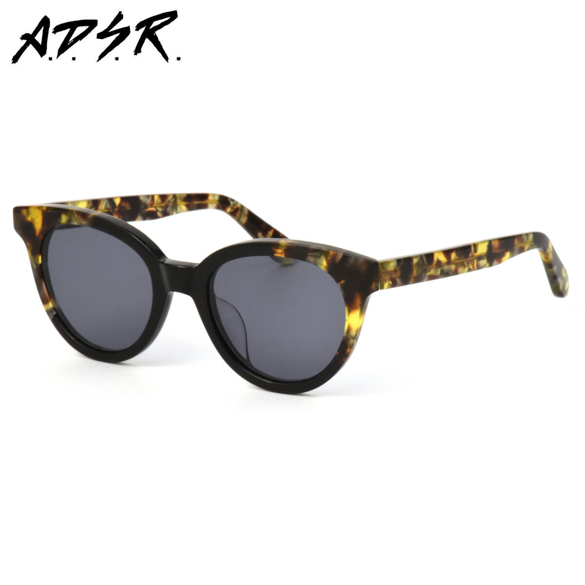 商品基本情報商品カテゴリー：サングラスブランド名：A.D.S.R. (エーディーエスアール)型番：PHONY 02フレームカラー：シャイニーブラック/イエローハバナレンズカラー：グレー紫外線カット率：99%以上可視光線透過率：12%鼻パッド...