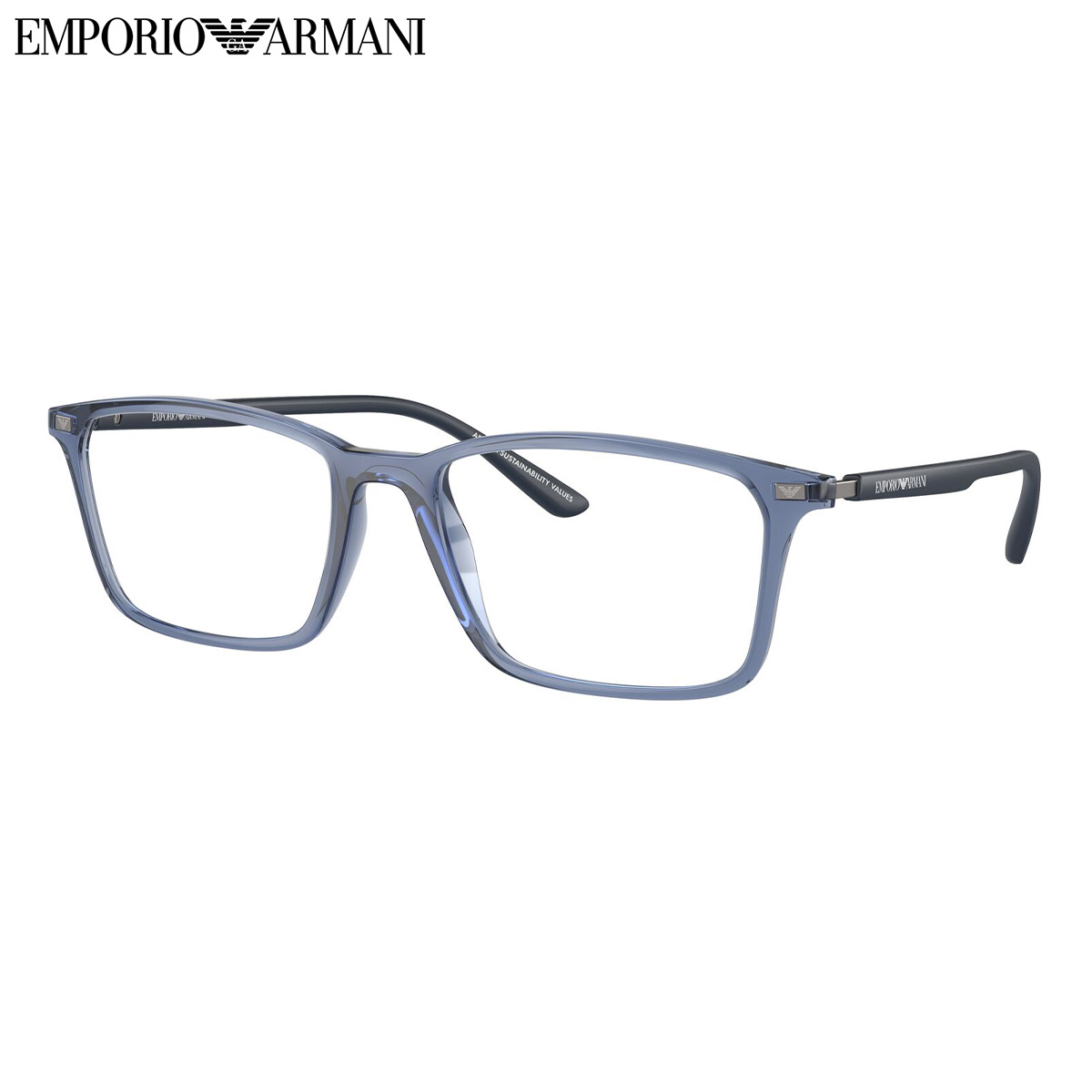 商品基本情報 商品カテゴリー：メガネ ブランド名：EMPORIO ARMANI (エンポリオアルマーニ) 型番：EA3237F 6108 フレームカラー：シャイニートランスパレントブルー レンズカラー：-- 紫外線カット率：-- 可視光線透...