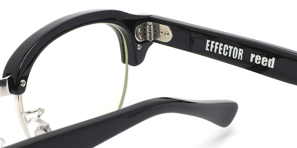 【楽天市場】エフェクター reed BK 50サイズ メガネ UVカット仕様伊達メガネレンズ付 EFFECTOR リード 15周年記念モデル サーモント ブロウ 日本製 メンズ レディース：電脳眼鏡