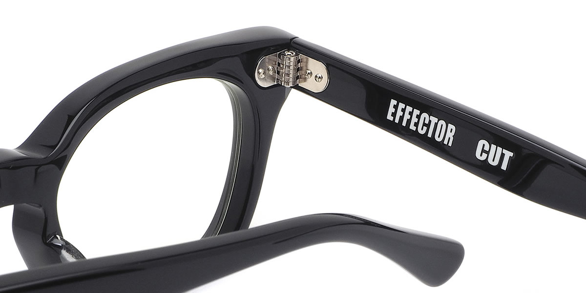 【楽天市場】エフェクター CUT BK 50 メガネ UVカット仕様伊達メガネレンズ付 EFFECTOR カット エッジーな ウェリントン 日本製 メンズ レディース：メガネ・サングラスのThat’s