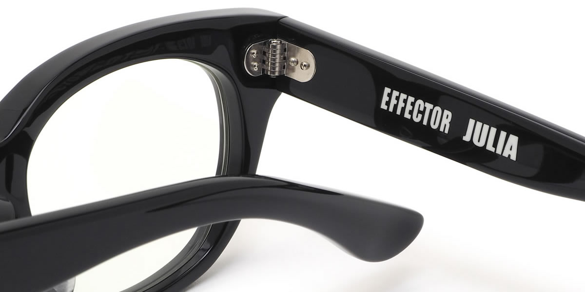 【楽天市場】エフェクター JULIA BK 49サイズ メガネ UVカット仕様伊達メガネレンズ付 EFFECTOR ジュリア 日本製 メンズ レディース：メガネ・サングラスのThat’s