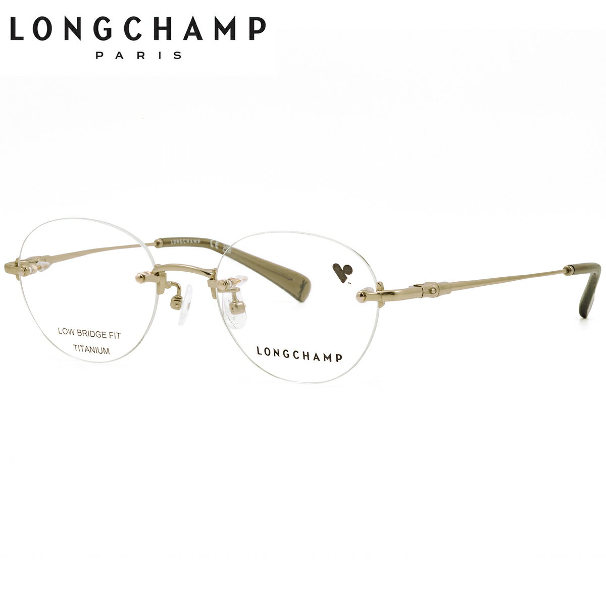 商品基本情報 商品カテゴリー：メガネ ブランド名：LONGCHAMP (ロンシャン) 型番：LO2552LBJ 714 フレームカラー：ゴールド レンズカラー：-- 紫外線カット率：-- 可視光線透過率：-- 鼻パッド：あり レンズシェイプ...
