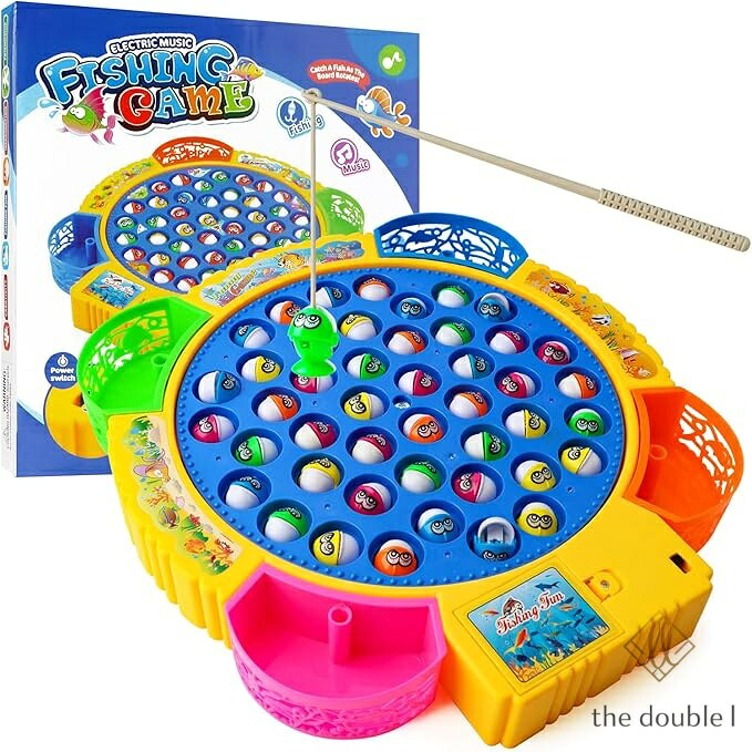 魚釣りゲーム 釣りおもちゃ ゲーム フィッシング くるくる魚釣り 電動 おもちゃ 遊び 子供 こども人気おもちゃ 誕生日 クリスマス プレ