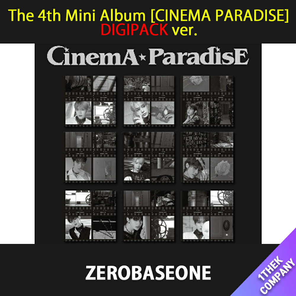 [K-POP] 送料無料 (DIGIPACK ver.) ZEROBASEONE The 4th Mini Album [CINEMA PARADISE] ゼベワン ゼロベースワン ソンハンビン ジャンハオ ハンユジン ZEROBASEON...