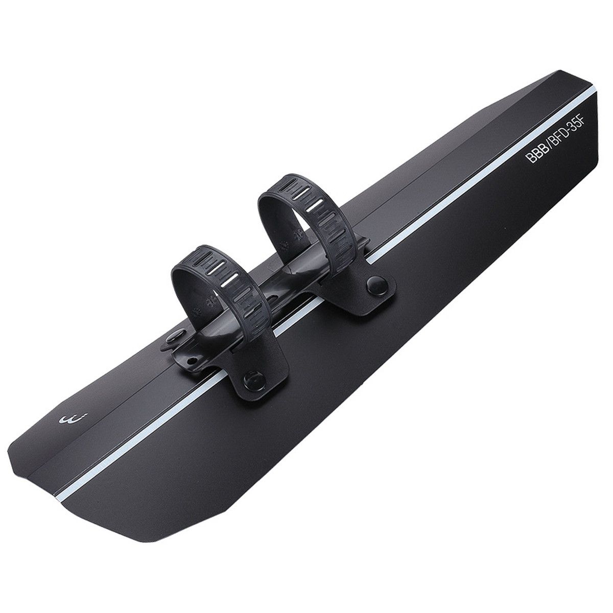 ●フロント用。 ●軽量で耐久性の高いポリプロピレン製のフェンダー。 ●ダウンチューブに取り付けるタイプのフェンダー。 ●デュアルエラストマー製のストラップで取り付け可能。 ●ファットバイク用のデザイン。 ■カラー：ブラック ■最大幅：18c...