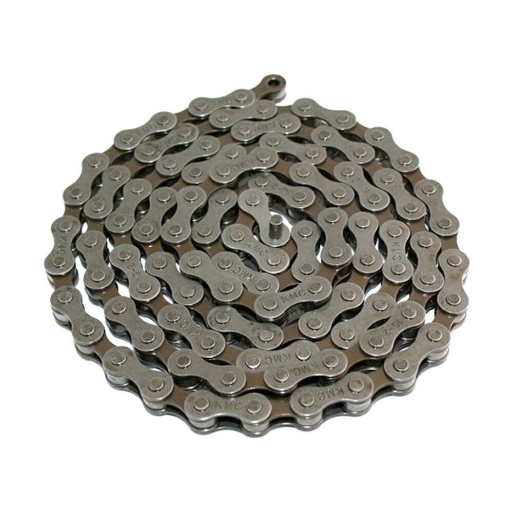 ・軽快車のチェーン交換に最適 ■シングルスピードシステムに対応 ■サイズ：1/2″x 1/8″ ■114リンク ■スプリングクリップ取付け