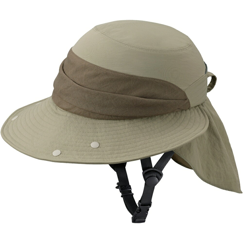 OGK Kabuto オージーケーカブト シクレ TK サンハット SICURE TK SUNHAT ベージュ特徴大きめなツバと首元の日除け布が特徴のサンハットタイプ。・首元を覆える日除け布を備えています。使用しない間は後部のボタンで固定で...