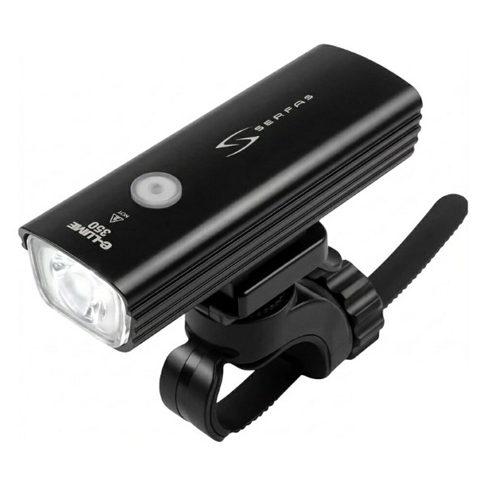 SERFAS サーファス USL plus-350 ブラック特徴夜の河川敷でもこれ1本 USB-C対応 350ルーメンの自転車ライト●最大350ルーメンの明るさ。●丈夫で放熱性の高いアルミニウムボディ。●ハンドル取り付けブラケット付属(回転...