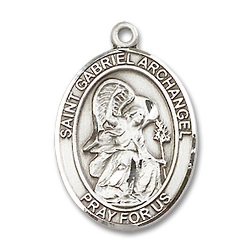 妊娠や出産の守護天使聖ガブリエルのメダイです。スターリングシルバーや14Kゴールドフィルド、14Kゴールド製を中心にハイクオリティのメダイやクロスなどのキリスト教のアイテムを製造する1900年より続くアメリカの老舗Bliss Manufac...