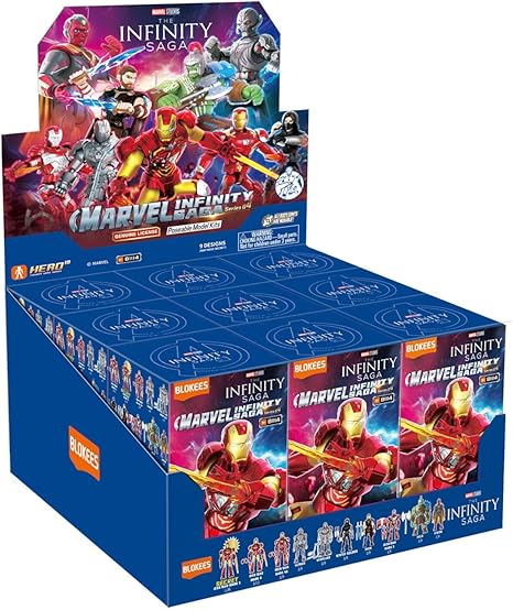 世界中のファンを魅了する、マーベル組み立てモデルBLOKEES（ブロッキーズ）は、スタイリッシュなデザインと高い可動性を兼ね備えた組み立て式アクションフィギュアシリーズです。人気のマーベルキャラクターたちが、あなたの手で「組み立てて」「動か...