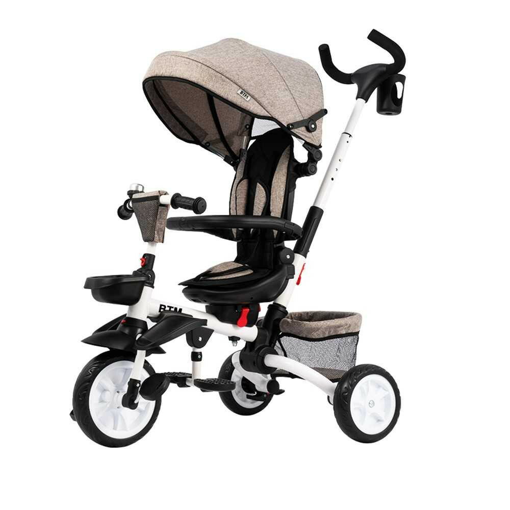 Product Features POINT 1.【折りたたみ三輪車 1台4役】【1.対面向き 対象：6〜12ヶ月】対面式で親子のコミュニケーションがアップできるし、赤ちゃんに十分な安心感も与えられます。【2.前向き 対象：1〜1.5歳】か...