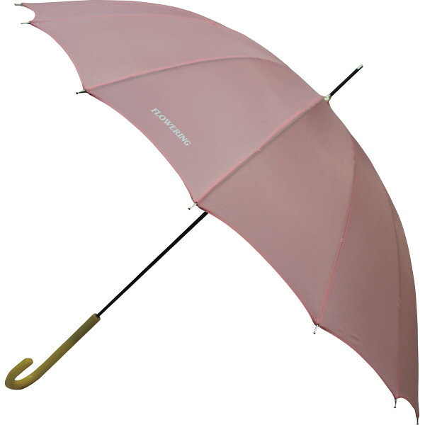 SPUエントリー ＋5と0のつく日はさらにお買得！ ▼▼▼▼エントリーはこちら▼▼▼▼ ▲▲▲▲エントリーはこちら▲▲▲▲ 712145フラワーリング長傘 ピンク 原産国:CHN：中国 宅配冷蔵区分:01：常温 ・現品（全長）約85cm（親...