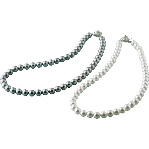 SPUエントリー ＋5と0のつく日はさらにお買得！ ▼▼▼▼エントリーはこちら▼▼▼▼ ▲▲▲▲エントリーはこちら▲▲▲▲ 250003カイパールネックレスWH 美しい色合いのヴィクトリアンローズの貝パールネックレスです。天然の貝核にパール...