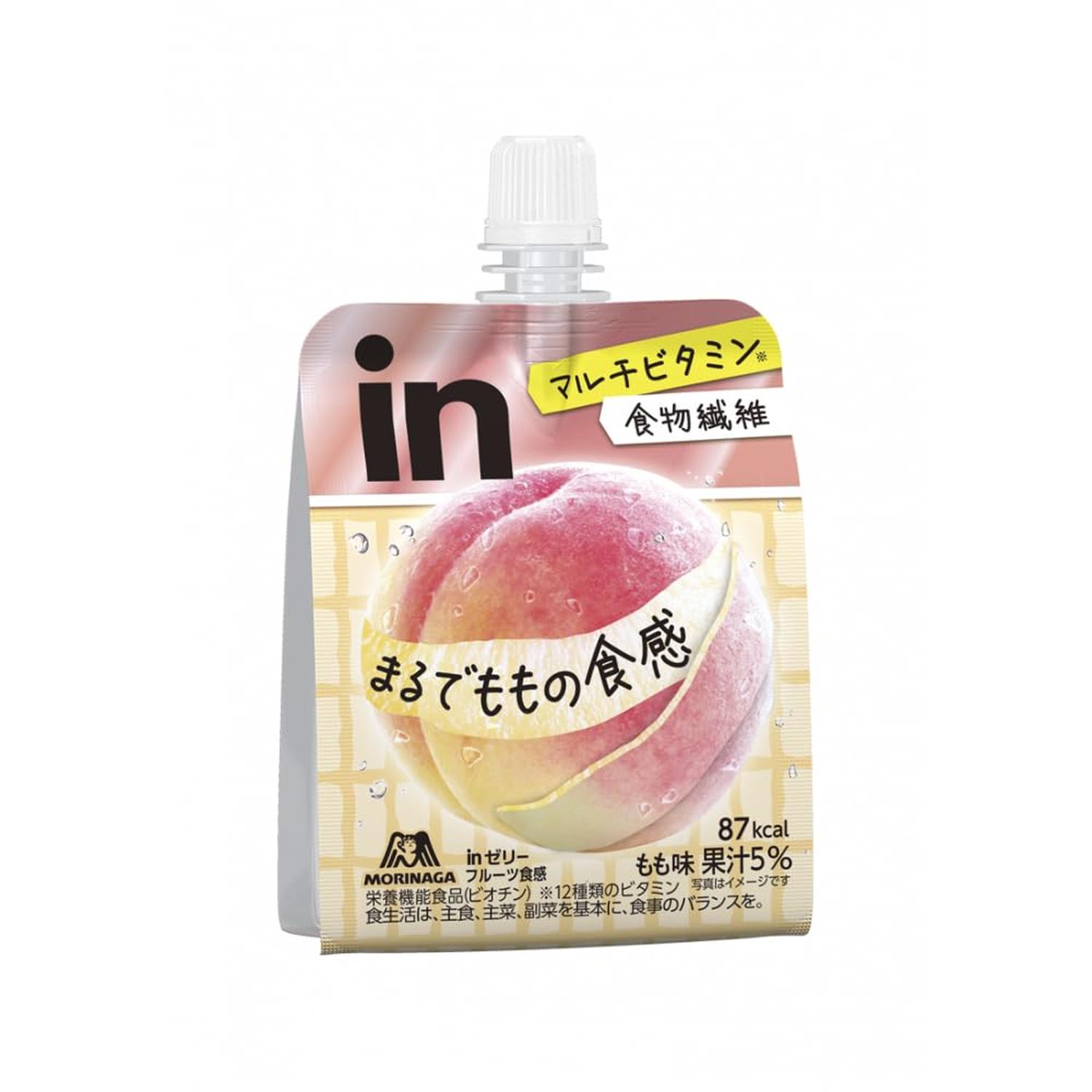 ■健康食品 ■日本 ■森永製菓株式会社 ■成分 砂糖（国内製造）、もも果汁、難消化性デキストリン、果糖ぶどう糖液糖、発酵乳（殺菌）、寒天／ゲル化剤（増粘多糖類）、香料、乳酸Ca、酸味料、V.C、甘味料（アセスルファムK、スクラロース）、ナイ...