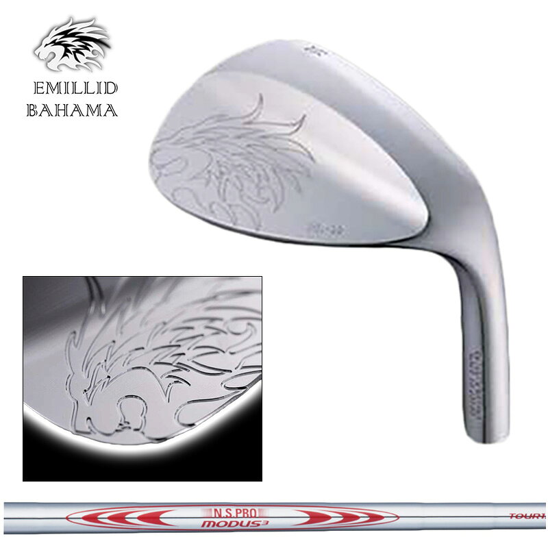 検索用： NSプロ モーダス ツアー ｜ 日本シャフト NIPPON SHAFT エヌ エス NSプロ NSPRO N.Sプロ N.Sプロ ｜ EMILLID BAHAMA WEDGE 軟鉄 バハマウェッジ ライオン 彫刻 単品 単体 EB...